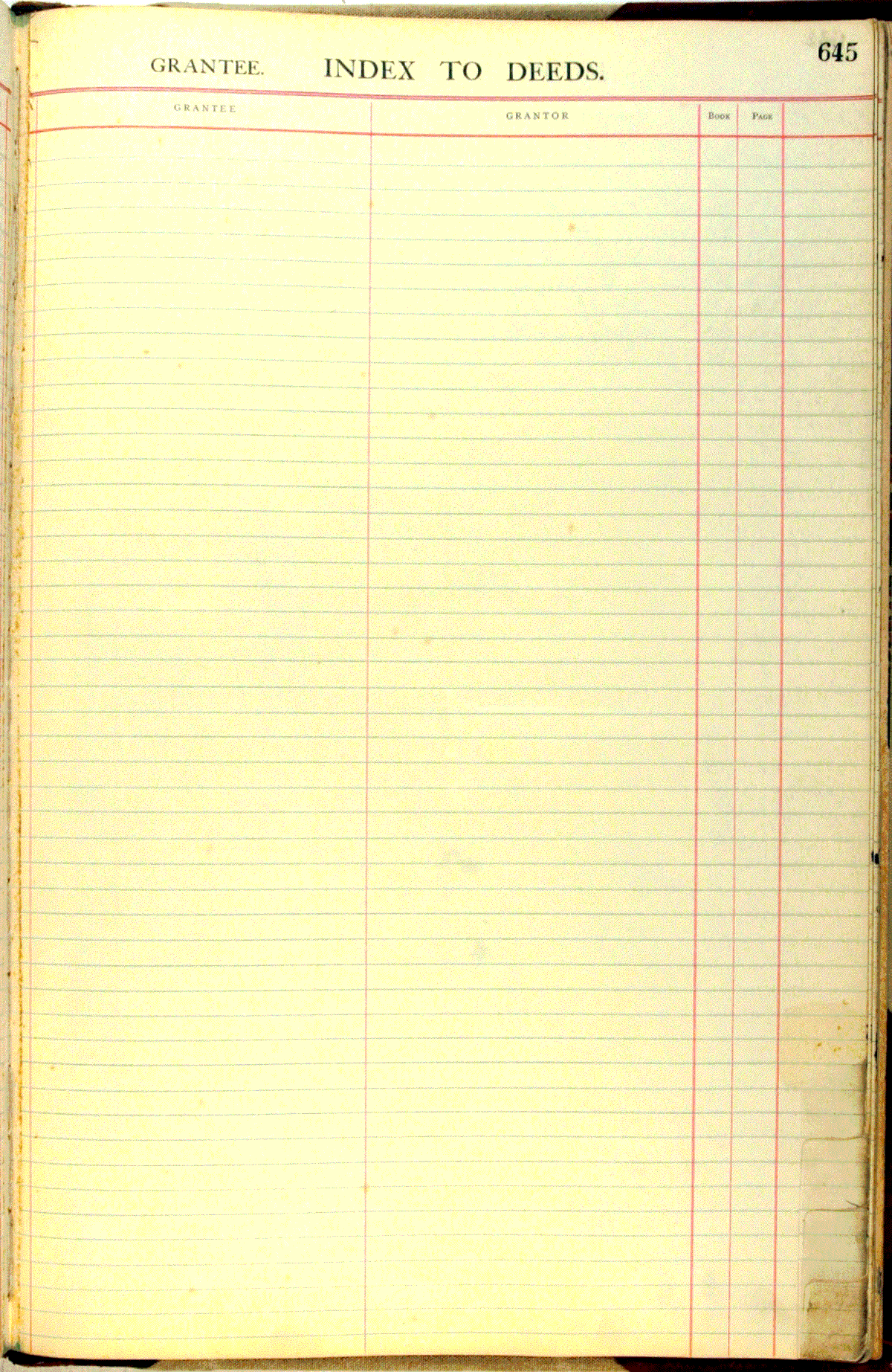 Deed Index 12, Alachua County, Florida