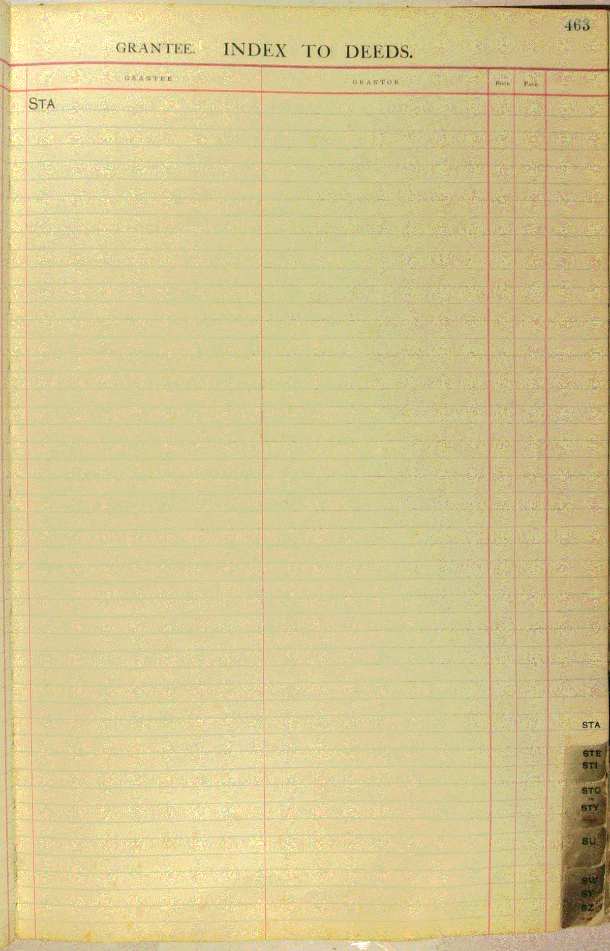 Deed Index 13, Alachua County, Florida