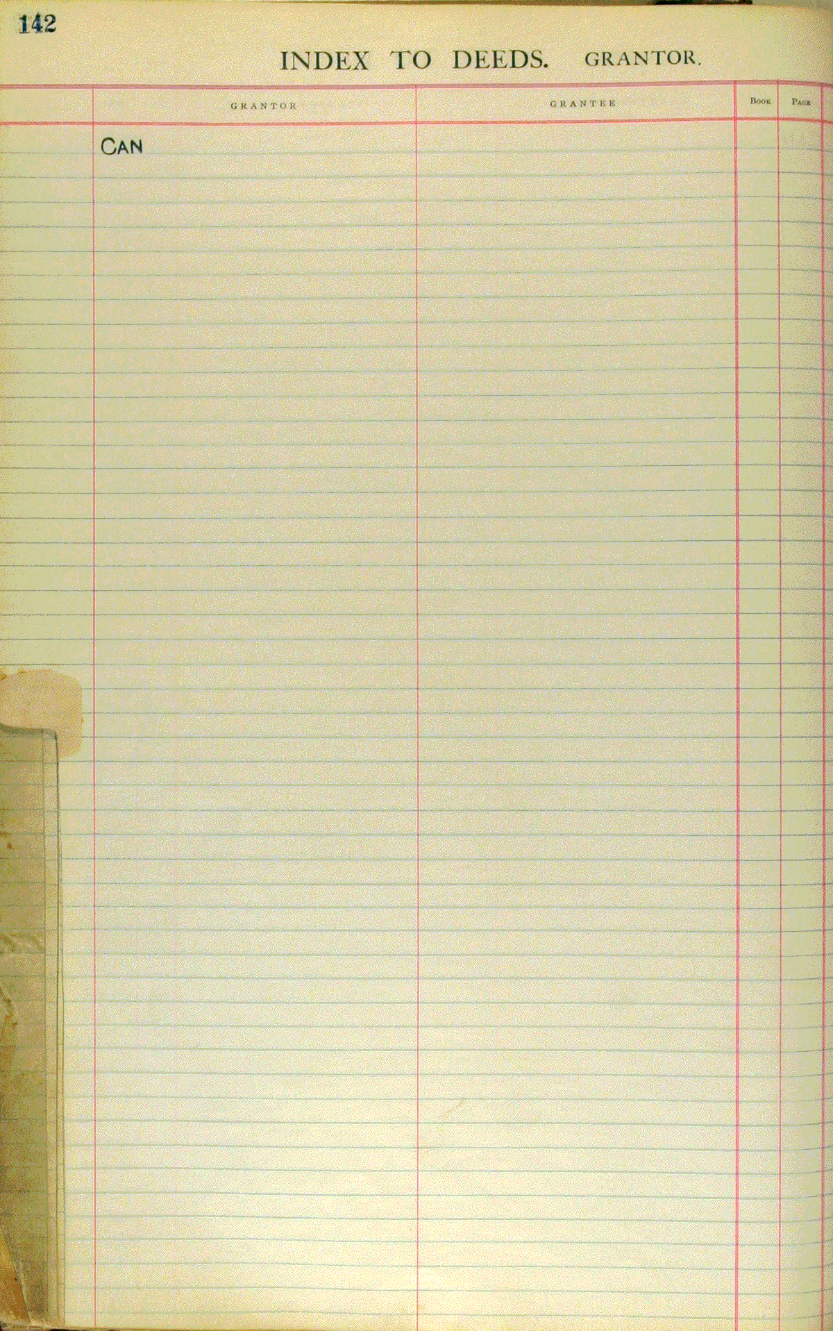 Deed Index 14, Alachua County, Florida