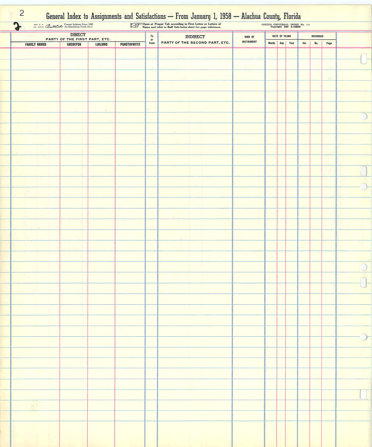 Direct Index to Assignments & Satisfactions L M N O P Q R S T U V W X Y ...