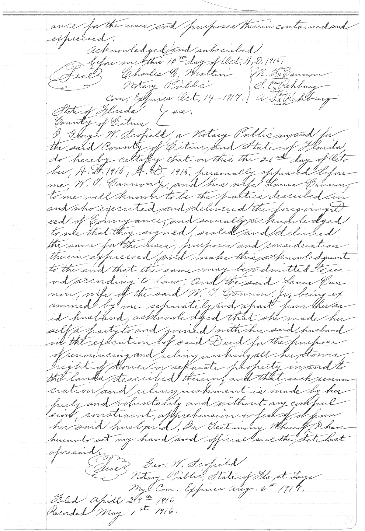 Deed Record 98, Alachua County, Florida